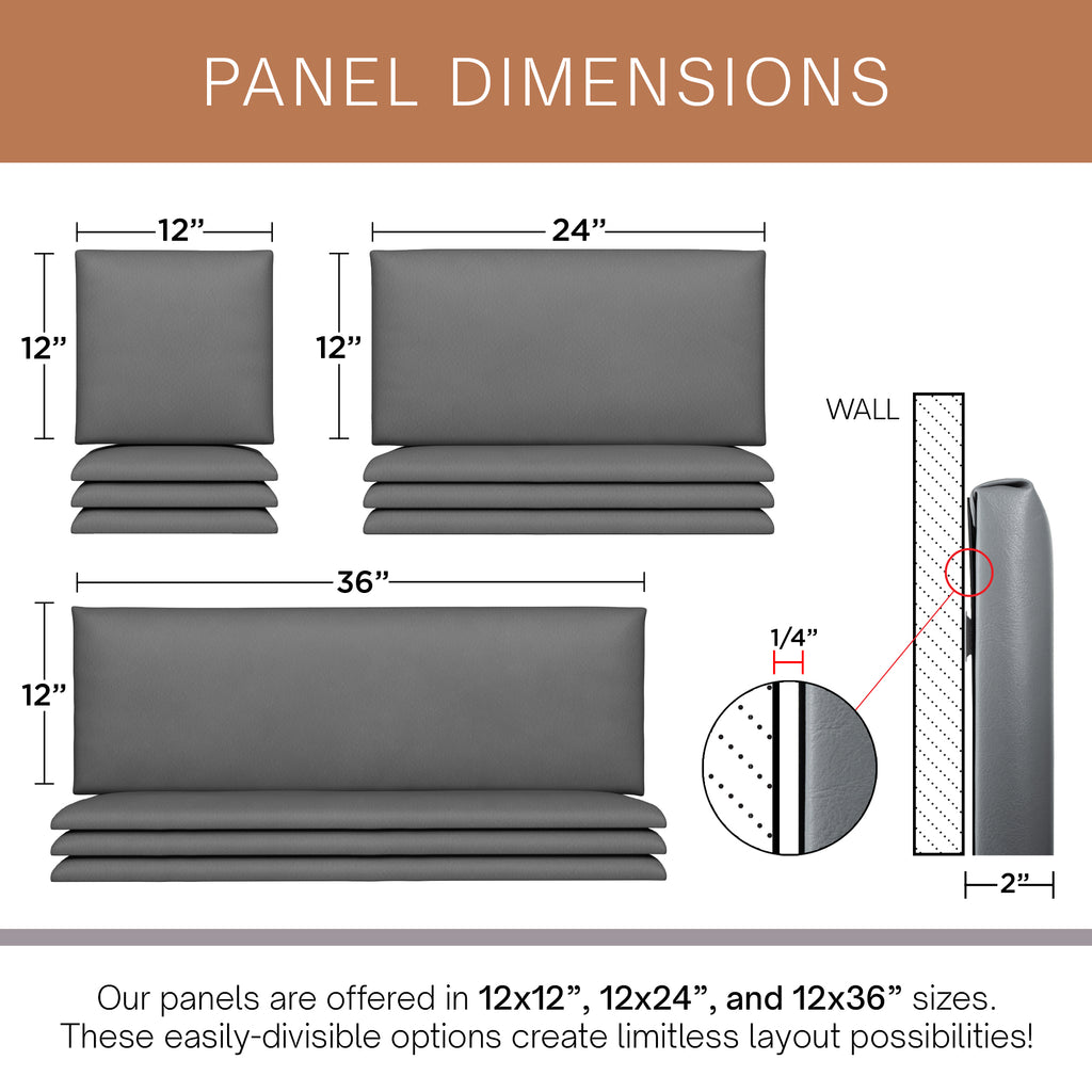 4 Pack of 36" Wall Panels – Wall Panel Pros